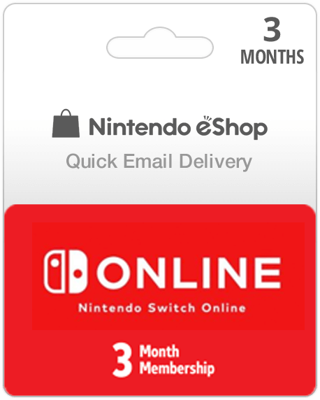 Nintendo switch online 3 month membership store